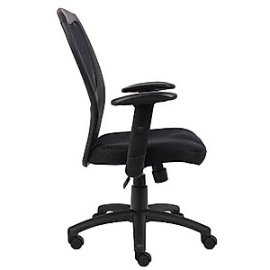 Boss Office Products Budget Mesh Task Chair in Black