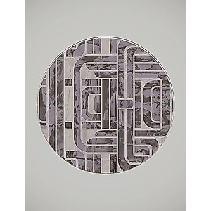 New Vintage Rug Lilac Ash Washable 5x7