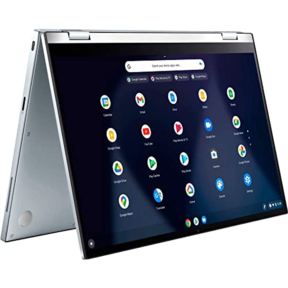 ASUS Chromebook Flip 14 2-in-1 Convertible Laptop, 14" FHD Touchscreen NanoEdge Display, Intel Core M3-8100Y, 8GB RAM, 64GB Storage, Backlit KB, +YSC Accessory