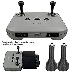 Shanrya Extension Joystick for Mini 2, Plastic Material Remote Controller Joystick Extension, Durable for Mini2 and Air2 Remote Control RC Drone Lovers