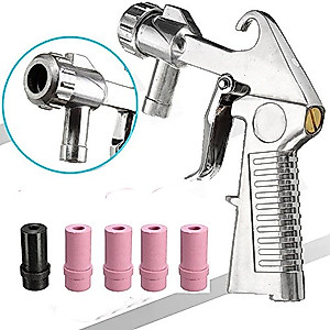 Wogoboo Sand Blaster Kit Blasting Shot Sandblaster Siphon Feed Gun Nozzle Rust Remove Abrasive Sand Blasting for Sandblast Cabinets