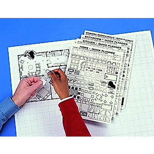 Home Quick Planner: Reusable, Peel & Stick Furniture & Architectural Symbols