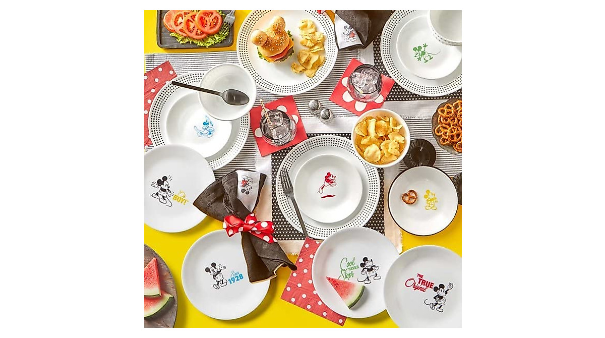 Corelle Mickey Mouse Dinnerware Set - 16 Piece