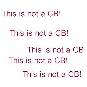 Stryker SR-655 10 Meter Amateur Radio, black