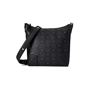 MCM Klara Visetos Hobo Medium Black 1 One Size