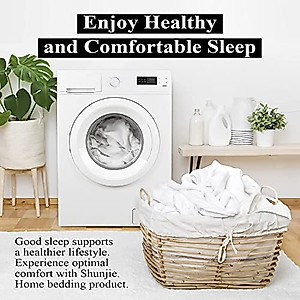 Standard Size Pillow Protectors Set of 2, 100% Egyptian Cotton Bed Pillow Cases with Zipper, 600 Thread Count Cooling Pillow Cases Quiet and Breathable Easy Care(2 Pack, White)