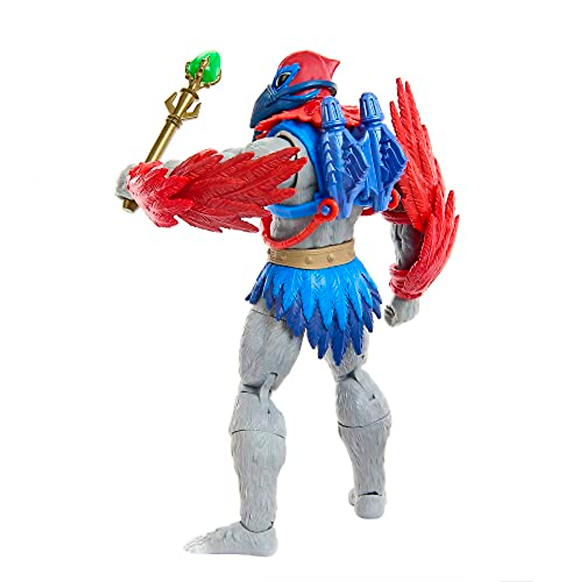 Masters of the Universe Masterverse Action Figure, Stratos Toy Collectible with Articulation & Accessories, 7 inch