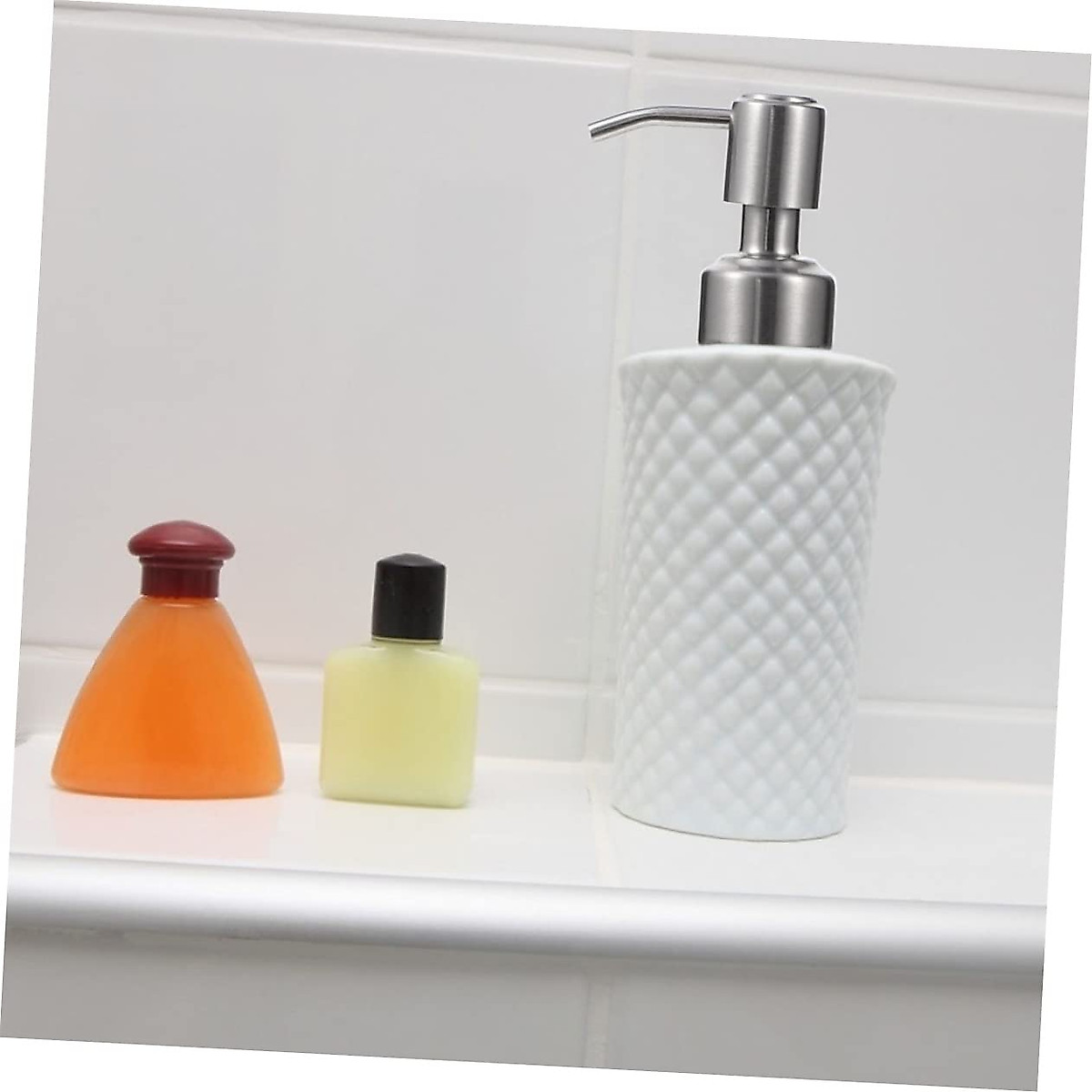 Housoutil 4 Pcs Sprinkler Foaming Hand Soap Dispenser Soap Dispenser Kitchen Foaming Soap Dispenser Soap Dispenser Pump Replacement Stainless Steel Emulsification Pump Travel Nozzle