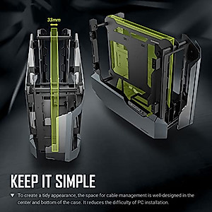 Nautica Antec Supreme Series Cannon, 2 Individual Liquid Cooling Systems, GPU Front & Side Mount, 3 x 360mm Radiators, Type-C & USB3.0, Snap-in Side Panel, Full Tower E-ATX Gaming Case, Black