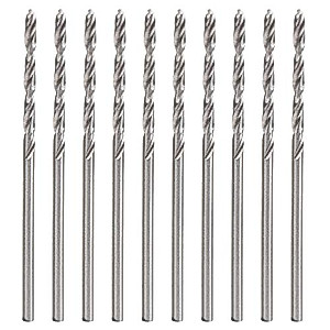 10Pcs High Speed Steel Cobalt Drill Bit Set, 1.75mm/0.07in Twist Drill Bit Small Straight Shank Pearl Drilling Machine Tools, for Pearl Beads Punching, Jewelry Processing