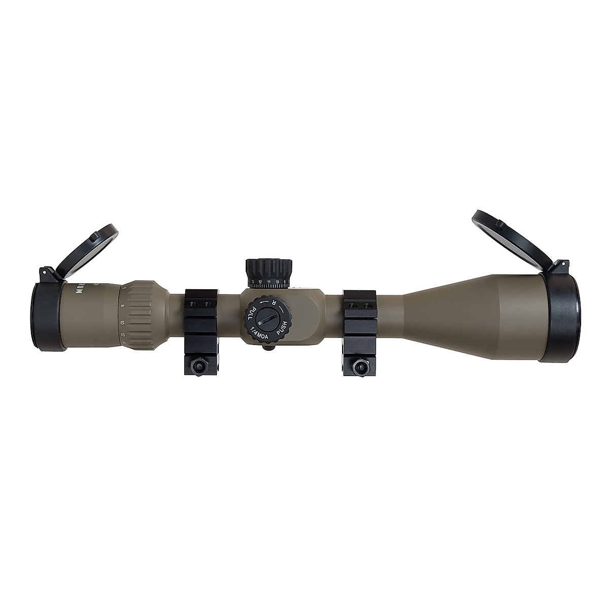 Monstrum G3 4-16x50 FFP Rifle Scope | Flat Dark Earth | Monstrum Rifle Scope Level Bubble | 30 mm Diameter | Bundle