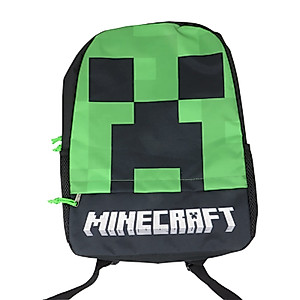 Minecraft Creeper Face Backpack Bookbag