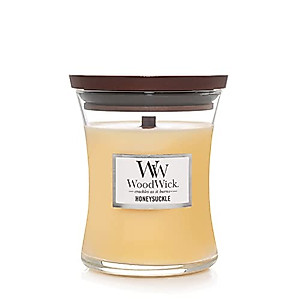 WoodWick Honeysuckle Medium Hourglass Candle, 9.7 oz.