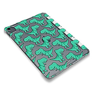 Kawaii Dino Kid T-rex Cute case Compatible with iPad Mini Air Pro 7.9 8.3 9.7 10.2 10.9 11 12.9 inch Pattern Cover New 2022 2021 Trifold Stand 3 4 5 6 7 8 9 Generation 551 (11" Pro 1/2/3 gen)