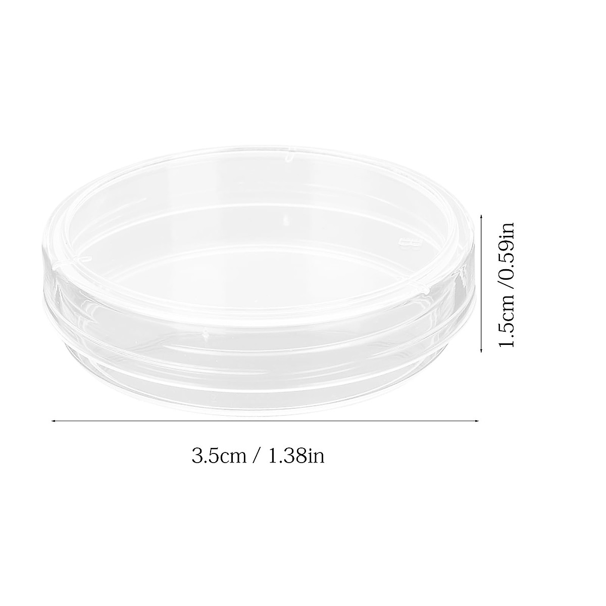 Petri Dishes with Lids:35mm/60mm/70mm Bioresearch Petri Dish Plate Culture Dishes for Science Projects Laboratories Biological Themed Party,30 pcs
