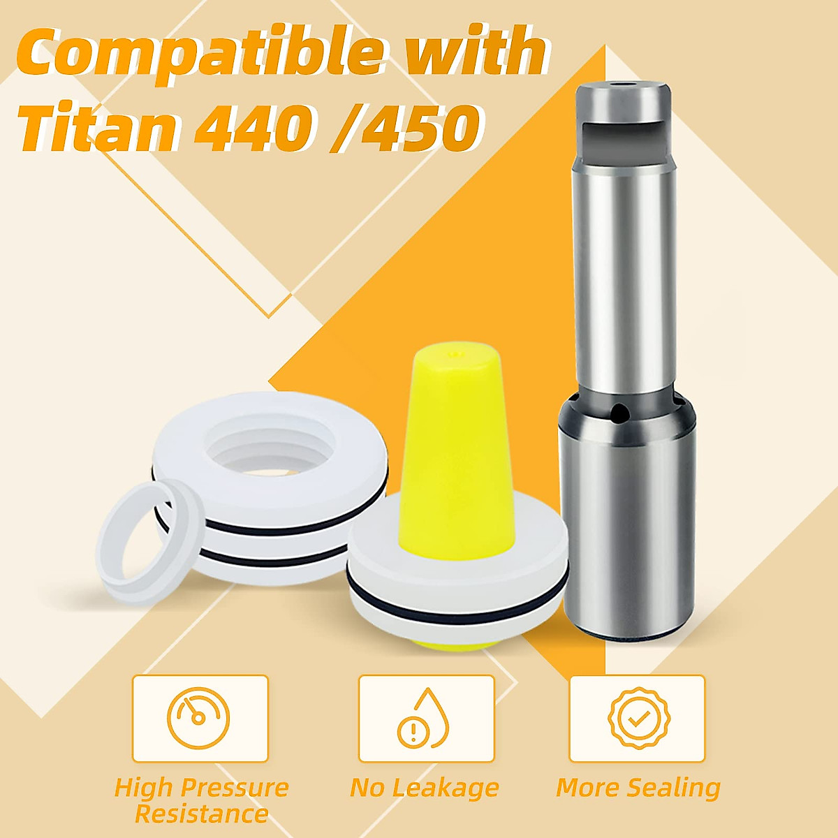 Piston Pump Repair Kit 704586 Piston Rod 704551 for Titan Impact 440 540 640 Wagner 320 321 Airless Sprayer Aftermarket