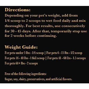Lexelium Weight Gainer Supplement for Dogs & Cats - Muscle Building & Appetite Stimulation - 100% Natural Pet Supplement to Add Weight & Increase Immunity in Puppies and Kittens -200g