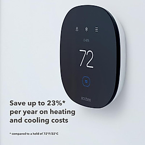 ecobee3 Lite Smart Thermostat with Whole Home Sensors Bundle (ecobee3 Lite Programmable WiFi Smart Thermostat, SmartSensor 1 Pack, SmartSensor for Doors & Windows 1 Pack) - Smart Home