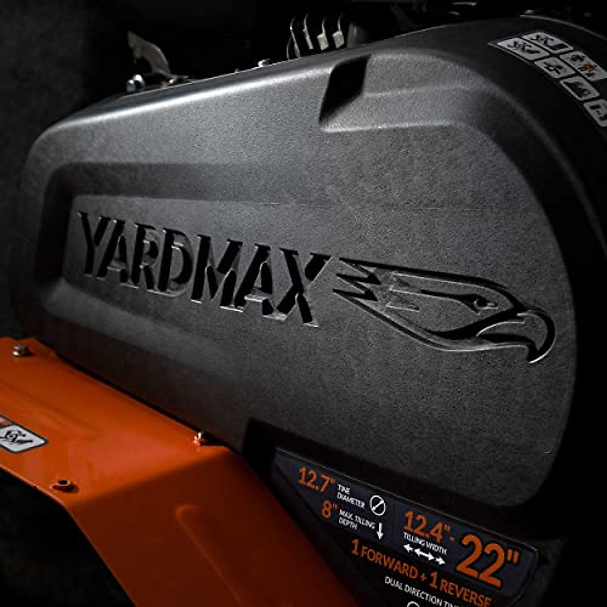 YARDMAX 22 in. 209cc Front Tine Forward and Reverse Rotating Gas Garden Tiller