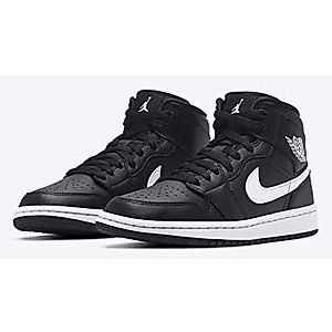 Nike Air Jordan 1 Mid Black White (BQ6472 011) Size 12W, 10.5M