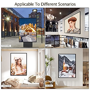 16x24 Poster Frames, Plexiglass, Aluminum Snap Frame, Front-loading Frame for Wall (Matte Gold, 1pcs)