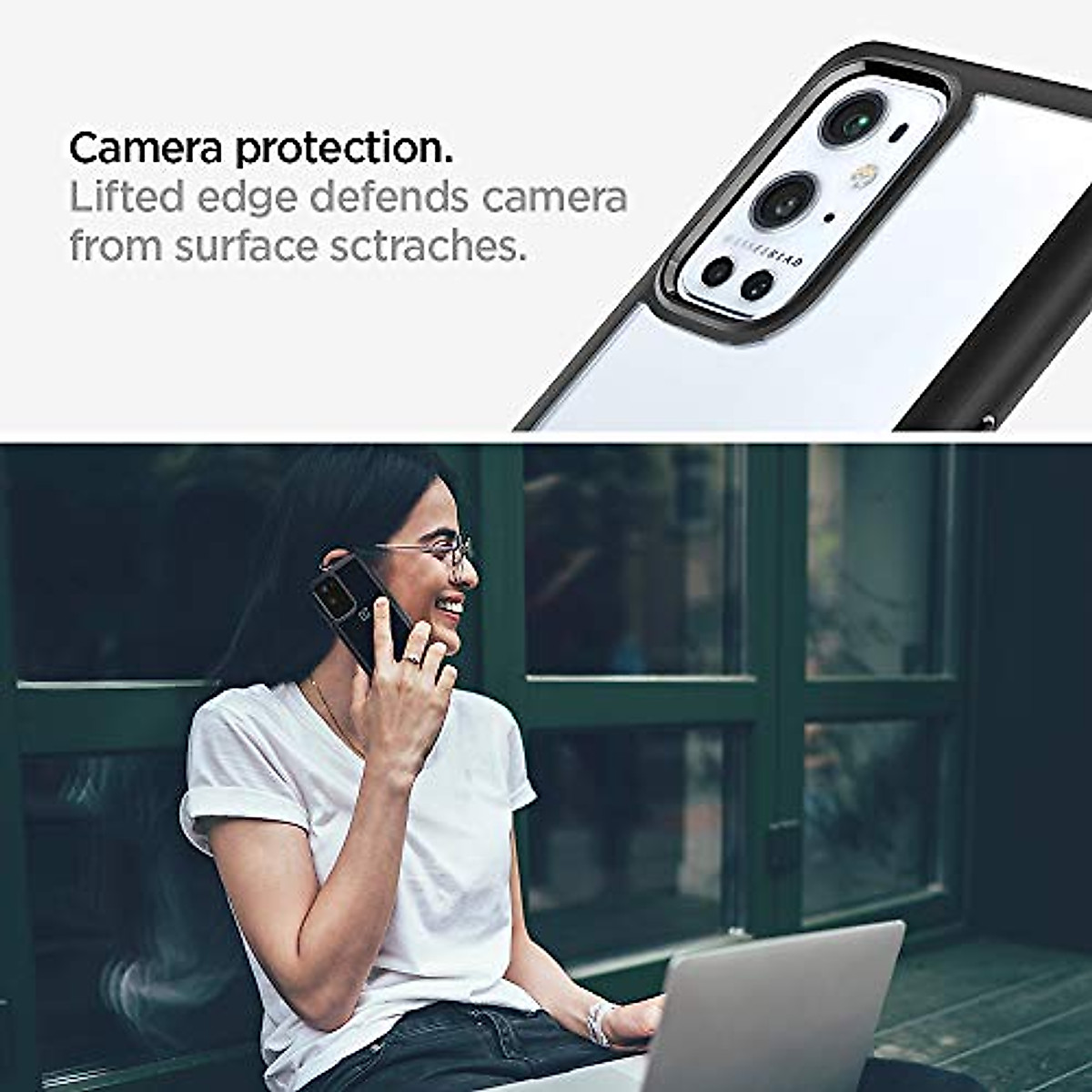 Spigen Ultra Hybrid Designed for OnePlus 9 Pro Case 5G (2021) - Matte Black