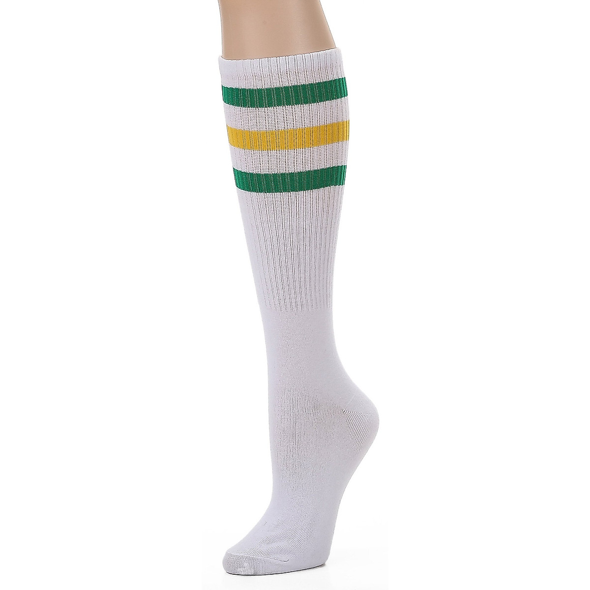 Leotruny 3 Pairs Over the Calf Tube Socks (C01-3pairs Multicoloured)