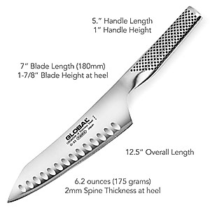 Global Knife Set with Asian Chef’s, Prep and Paring Knives – Stainless Steel, 3 Piece