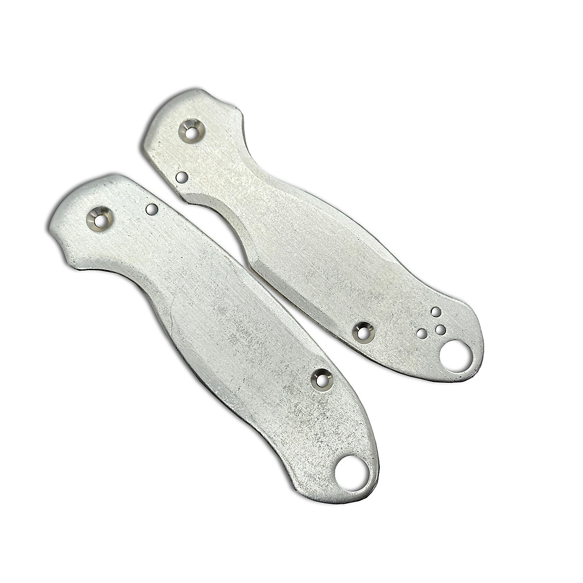 Stone washed BRASS Scales for Spyderco Para 3