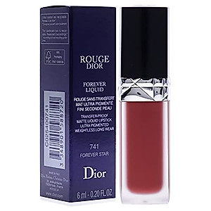 Dior Christian Rouge Forever Liquid Matte - 741 Forever Star Lipstick Women 0.2 oz