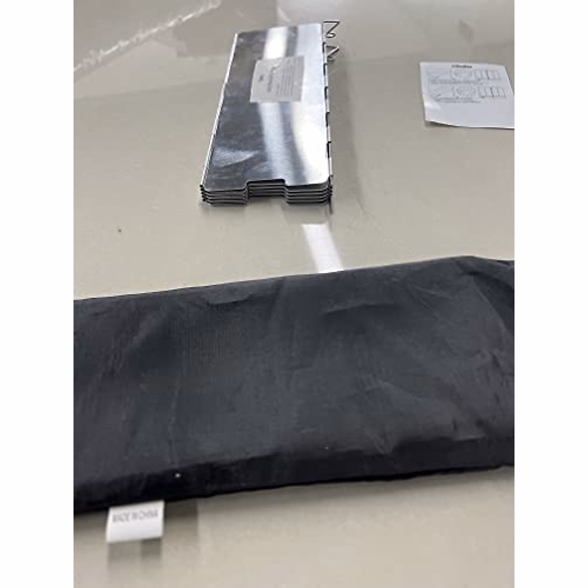 Camping Stove Windscreen, Ohuhu Camp Stove Windscreen 10 Plates Aluminum Folding Portable Camping Stove Windshield Burner Stove with Carry Bag, for Camping Picnic, Backpacking, Cooking