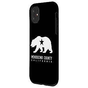 iPhone 11 Mendocino County Winery California Wine Lovers Flag Case
