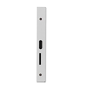 FECAMOS Computer CPU GPU RAM HDD Data Monitor, Automatic Shut Down Changeable Theme Clear IPS Type C Secondary Screen for PC(White)