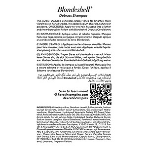 Keratin Complex Blondeshell Debrass Shampoo (33.8 oz.)