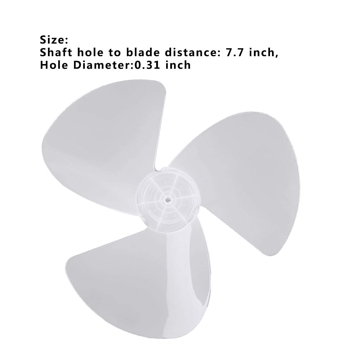 iEFiEL Plastic Fan Blade 3 Leaves for Standing Pedestal Fan Table Fanner General Accessories 16 Inch