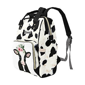 Diaper Bags with Name Waterproof Mummy Backpack Nappy Nursing Baby Bags Gifts Tote Bag for Women