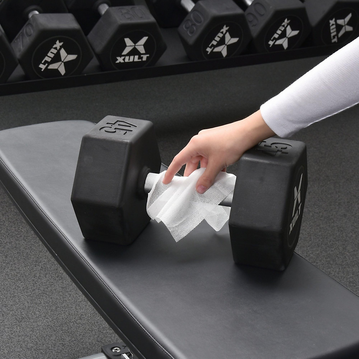 PDI H59200 Sani-Cloth AF3 Wipes, Large Individual Packets, 5" x 8", Fragnance free, White