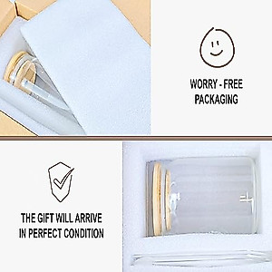 Chaos Coordinator Gifts - 16 oz iced coffee glass cup with bamboo lid and straw - Thank You Gifts for Coworker, Boss Lady Gifts for Women, Birthday Gifts for Manager, office, Teacher, Mom, Her, Nurse