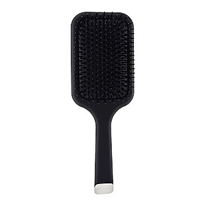 ghd The All-Rounder Paddle Hair Brush ― Detangling Hair Brush for Thick Hair ― Broad Flat Base to Create Straight and Sleek Blow-Dries ― Set Your Style, Brush Out Waves, and Add Texture ― Black