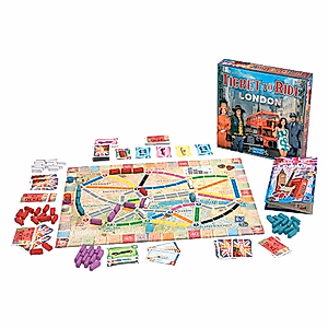 Ticket to Ride London Board Game - Train Route-Building Strategy Game, Fun Family Game for Kids & Adults, Ages 8+, 2-4 Players, 10-15 Minute Playtime, Made by Days of Wonder