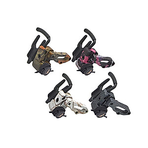 SHARROW Archery Drop Away Arrow Rest Aluminum Alloy Adjustable Arrow Launcher Rest for Compound Bow Hunting Target Shooting Accessory Right & Left Handed (Left Handed, Forest Camo)