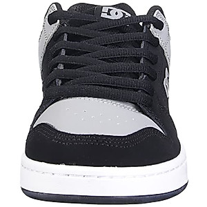 DC Men's Manteca 4 Casual Skate Shoe, Black/Grey, 11