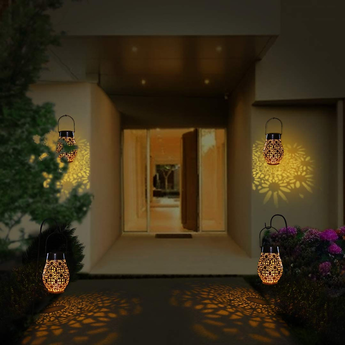 Lantern with SolarLights Decor for Patio 20,L8