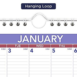 AT-A-GLANCE 2023 Wall Calendar, 8" x 11", Small, Ruled Blocks, Spiral Bound, Monthly (PM128)