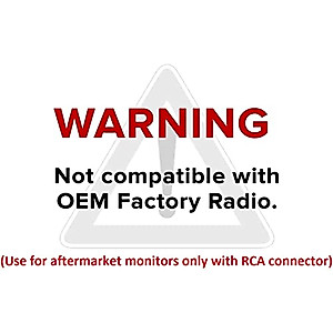 LEADSIGN Aftermarket Emblem Reverse Backup Camera for F150 F250 F350 F450 F550 (2004-2016)