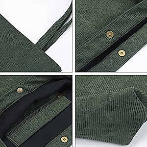 Sightor Corduroy Tote Bag for Women Shoulder Bag Big Capacity Shopping Bag Casual Handbag