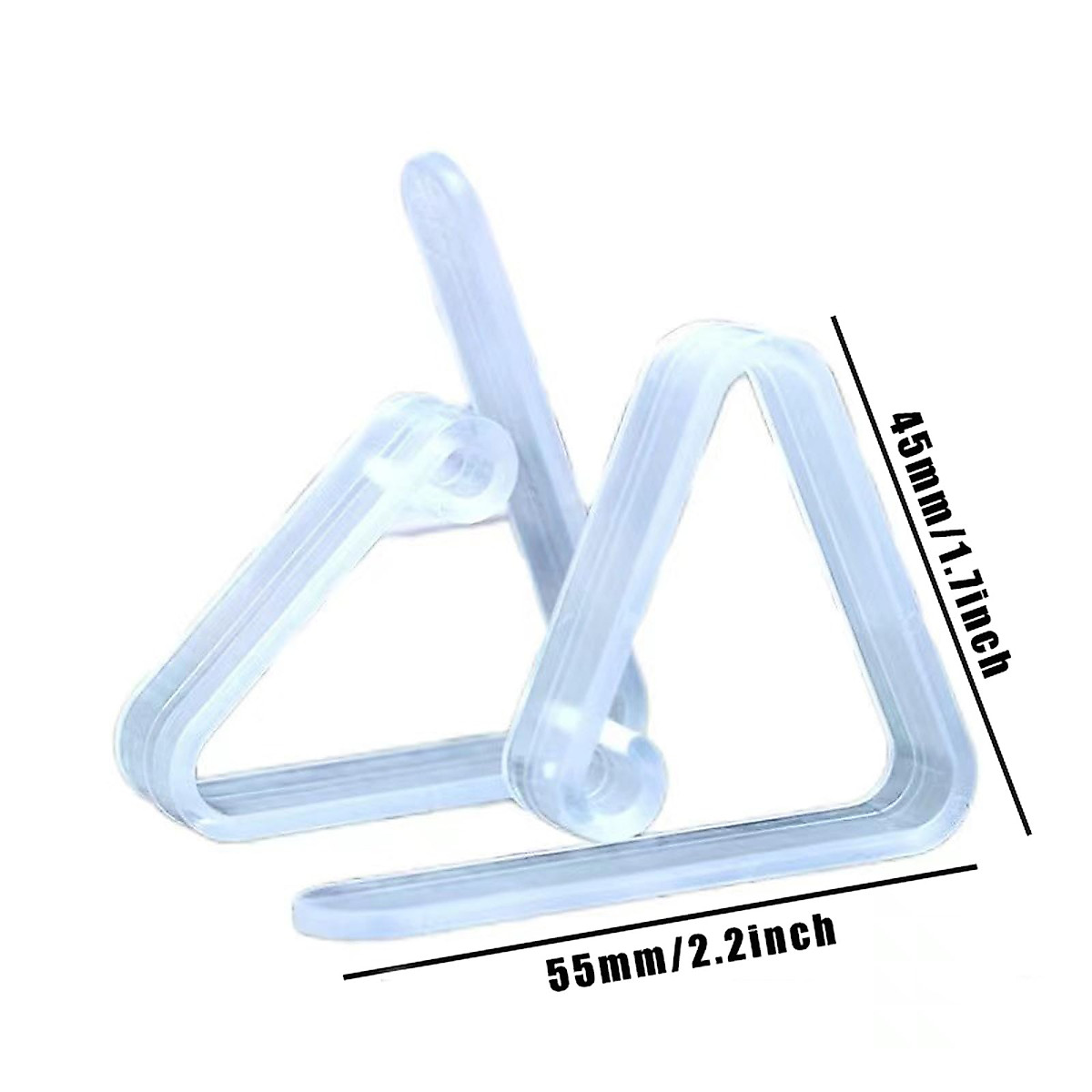 GERILKAI 24 Pack Tablecloth Clips - Clear Plastic Table Cloth Hold Clips -Outdoor Tablecloth Clips for Home Wedding Party Indoor Outdoor Events