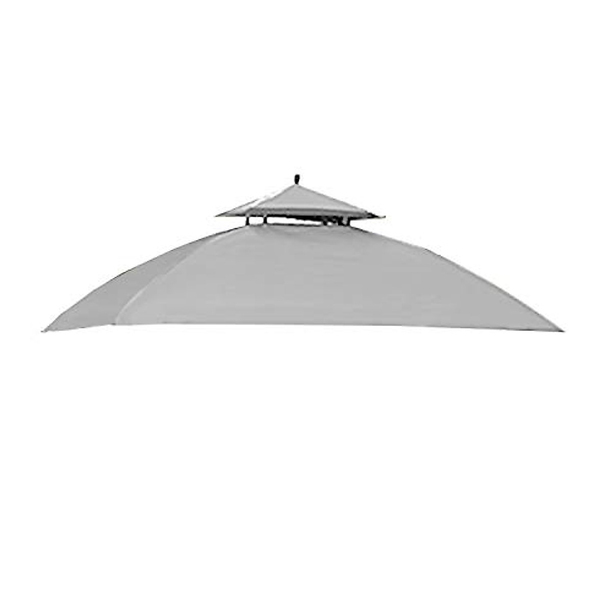 Garden Winds Replacement Canopy for The Windsor Grill Gazebo - Riplock 350 - Slate Gray