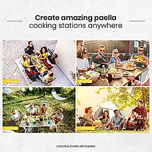 Machika G700 Portable Burners for Cooking | 3 Rings Propane Burner for Outdoors | Perfect for Barbecues, Camping, and Picnics | Ideal for Catering, Events, Restaurants | Fits up to 35.43 Inches Pans |