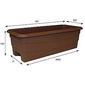 EarthBox 80653 Junior Garden Kit, Organic Planter, Chocolate